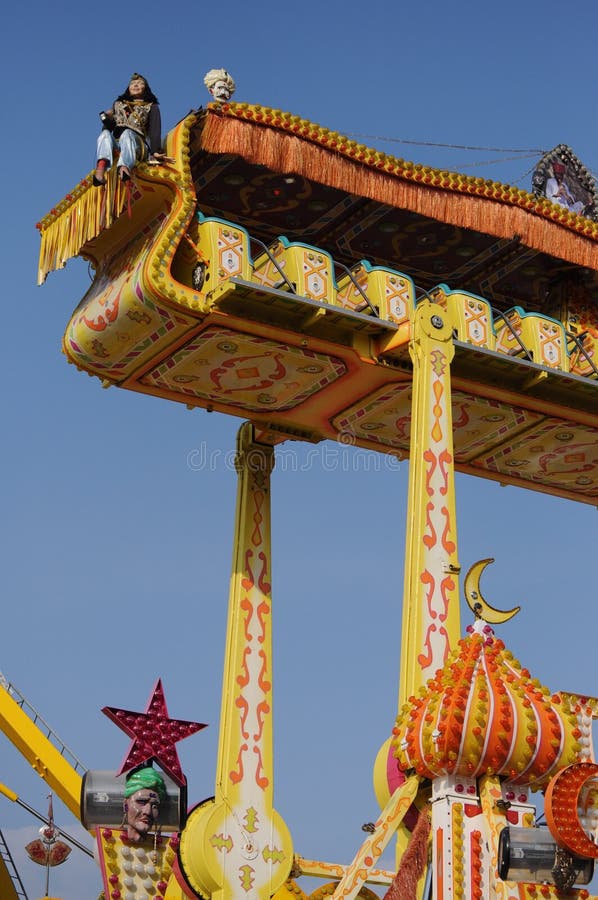 Flying Carpet in a Luna Park Editorial Photo - Image of carpet, wind ...