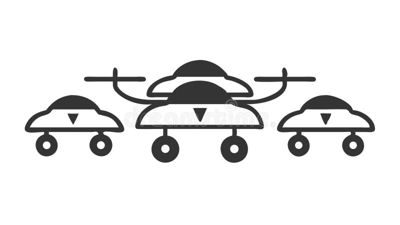 Flying Cars, Future Transportation, Urban Mobility, Vector Design ...