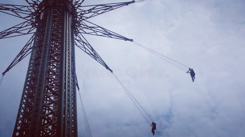 Flying chairs stock image. Image of fair, flying, attraction - 96217101