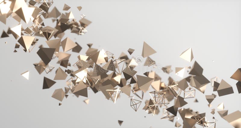 Chaotic Metal Pyramids Background Stock Illustrations – 67 Chaotic ...
