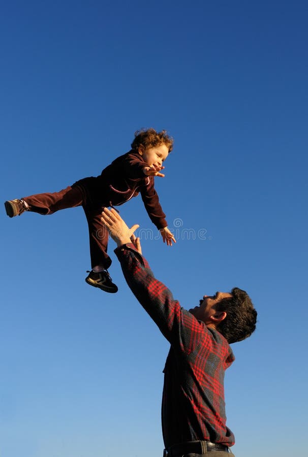 Flying child stock image. Image of high, offspring, caucasian - 5115035