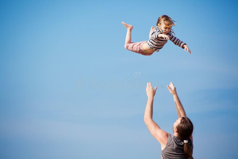 Flying child stock image. Image of play, hold, happy, excited - 9502289