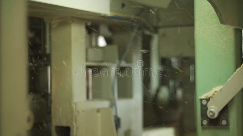 Woodworking Conveyor. Woodworking Machine. Modern Furniture Factory ...