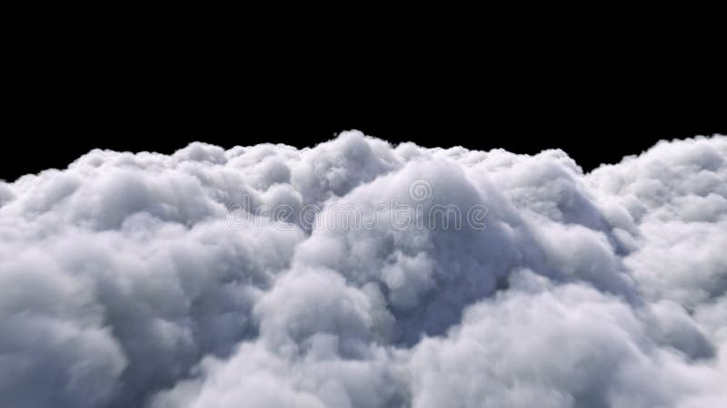 Flying through the Cinematic Clouds Background Loop with Alpha Stock Video - Video of flight ...