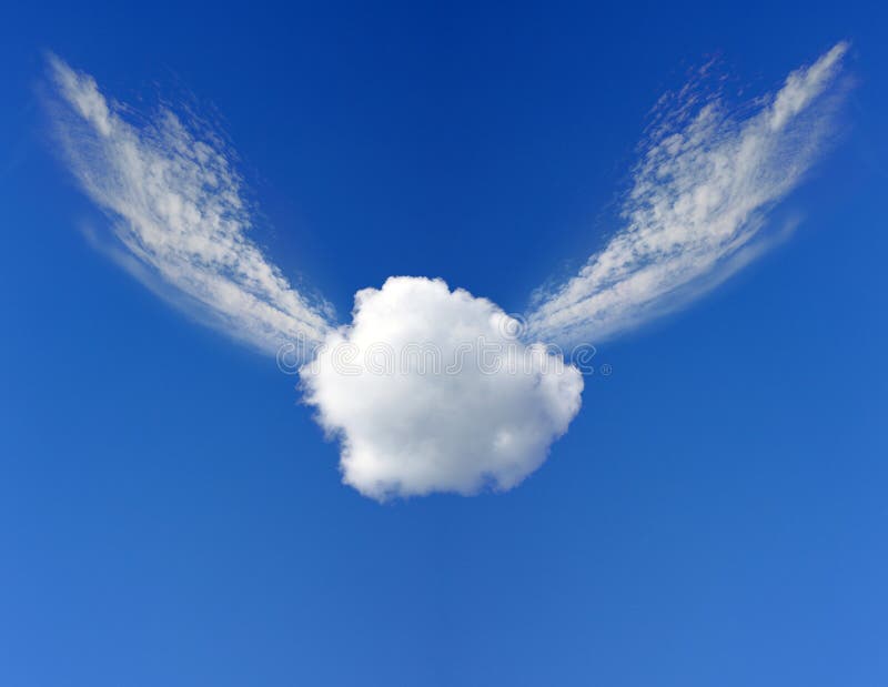 Flying cloud concept stock image. Image of sign, conceptual - 21100091