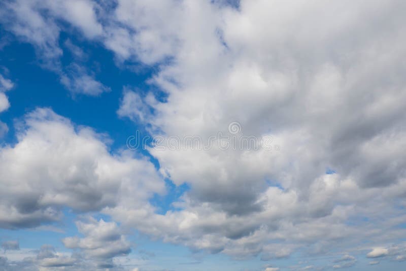Flying Clouds in the Wind Flow in the Sky Stock Image - Image of fluffy ...
