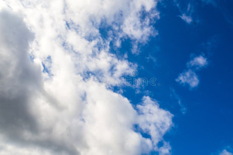 Flying Clouds in the Wind Flow in the Sky Stock Image - Image of high ...