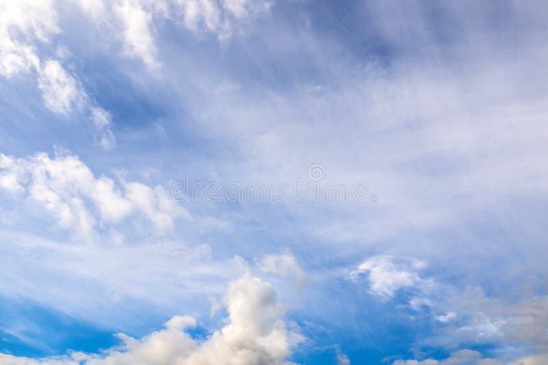 Flying Clouds in the Wind Flow in the Sky Stock Image - Image of ...