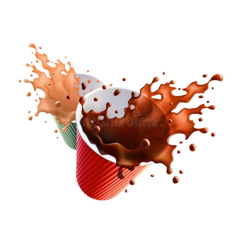 Flying Coffee or Chocolate Powder, Dust Particles in Motion, Ground ...