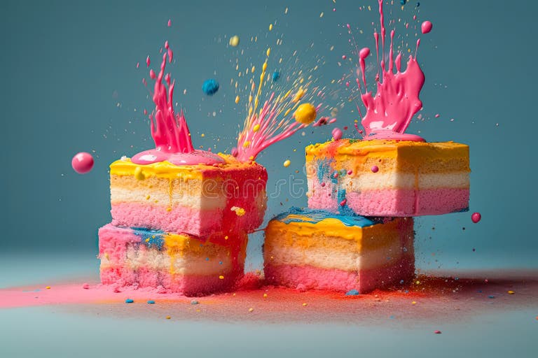 Exploding Cakes Stock Illustrations – 4 Exploding Cakes Stock ...
