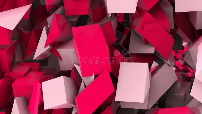 Flying Cubes Animation Background Stock Video - Video of media ...