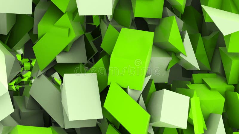 Flying Cubes Animation Background Stock Footage - Video of format ...