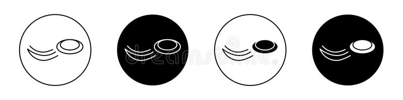 White Frisbee Black Background Stock Illustrations – 167 White Frisbee ...