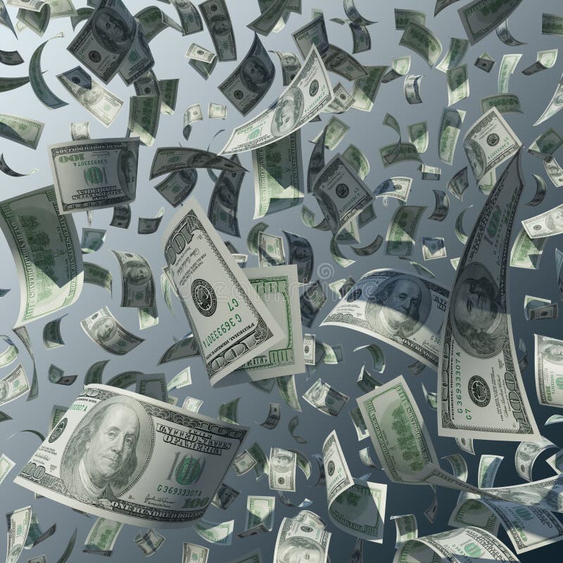 Falling One Dollar Bills Stock Illustrations – 230 Falling One Dollar ...