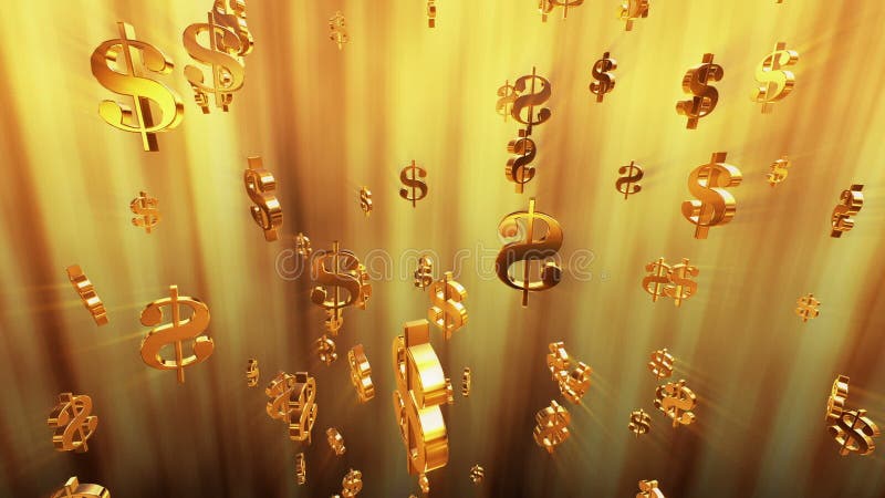 Golden Color Gradients Animated Background. Seamless Loop Animation ...
