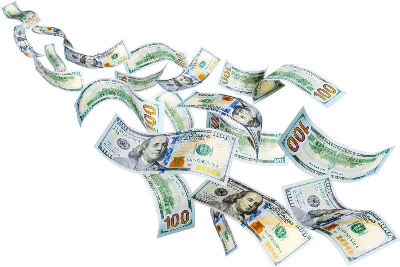 Flying Dollars stock image. Image of twist, ideas, savings - 35726427