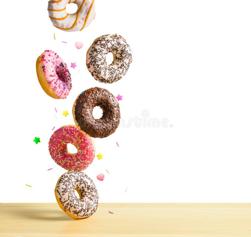 Pile of fresh donuts stock photo. Image of colorful, frosting - 32675344