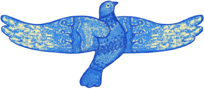 Flying Dove. Peace Symbol, No War Concept Stock Illustration ...