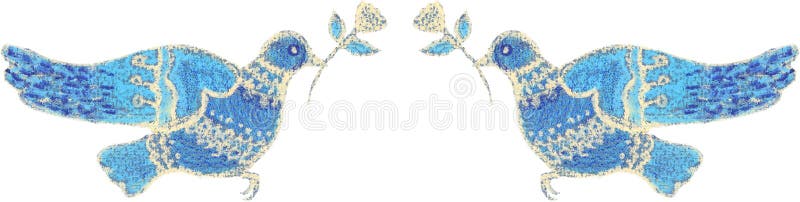 Flying Dove. Peace Symbol, No War Concept Stock Illustration ...