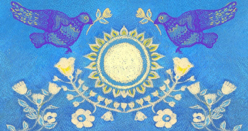 Flying Dove. Peace Symbol, No War Concept Stock Illustration ...