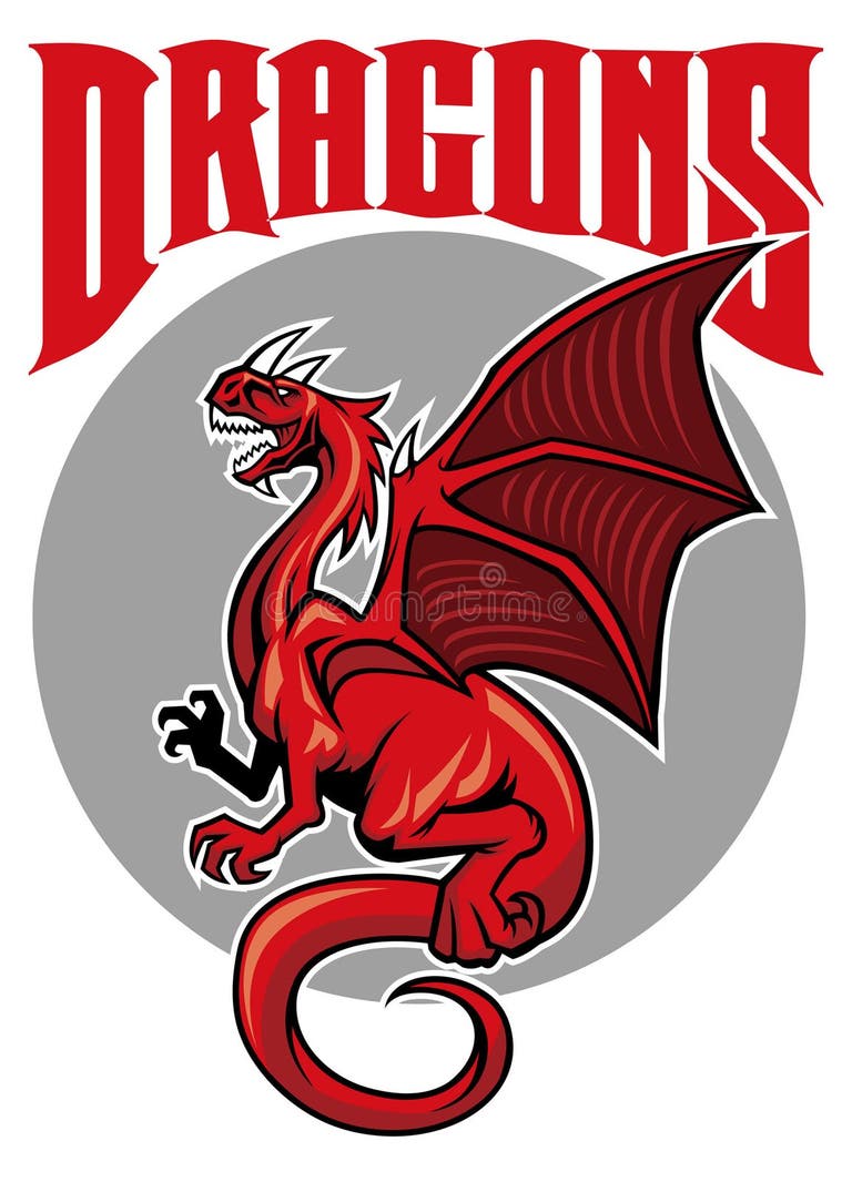 Flying Dragon Mascot Stock Illustrations – 3,014 Flying Dragon Mascot ...