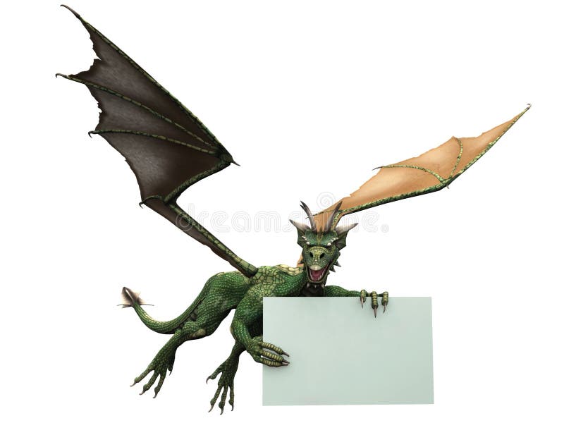 Green Dragon Flying