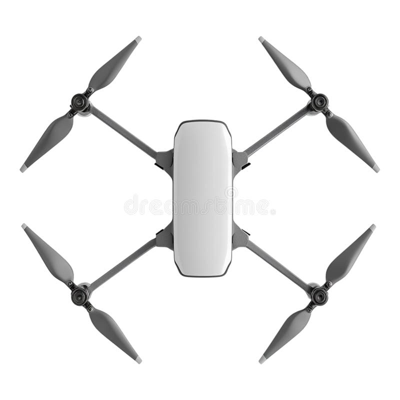 Flying Drone Against Transparent Background for Technology Visuals ...