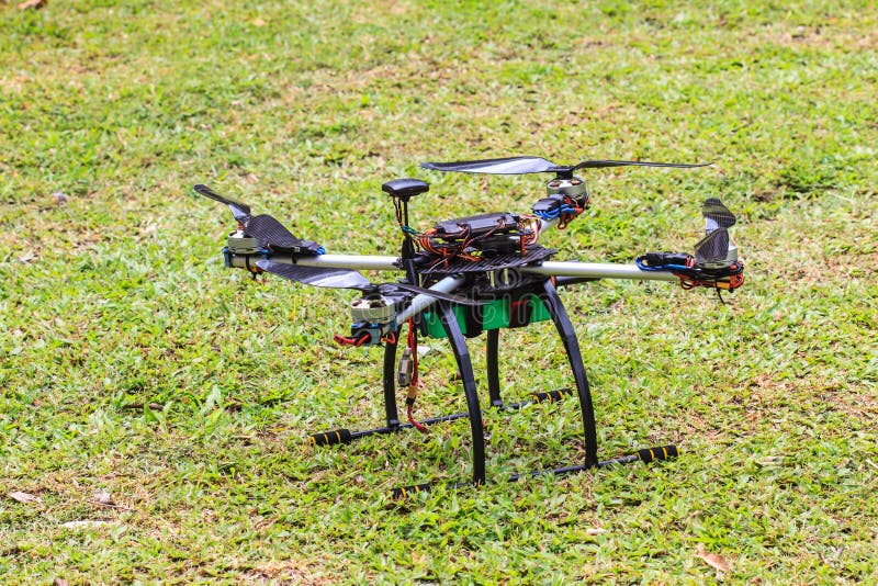 Flying drone on the sky stock photo. Image of propeller - 48183694