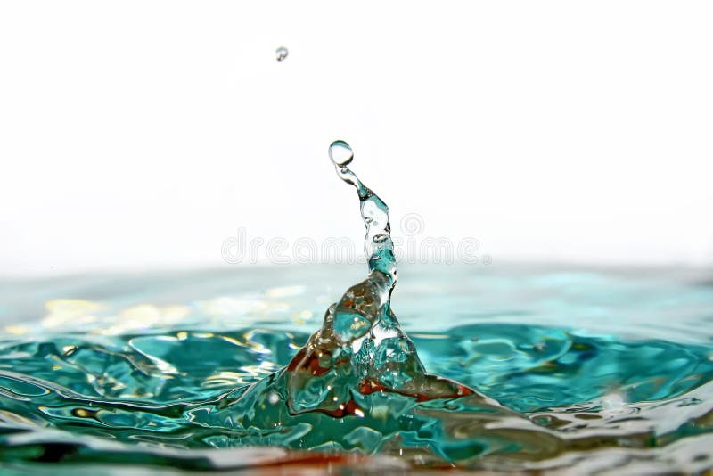 Flying drops. stock photo. Image of clean, soda, clear - 7378826