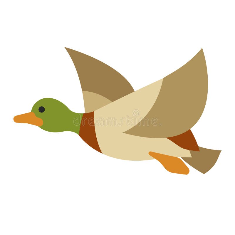 Flying Duck Clip Art