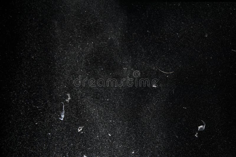 Flying Dust and Lint Particles Stock Image - Image of blackness, minute ...