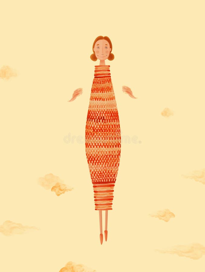 Flying East stock illustration. Illustration of allegory - 36814526