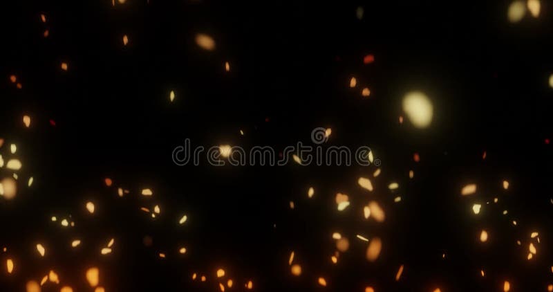 Flying Embers for Video Overlay Stock Footage - Video of flame, blast ...