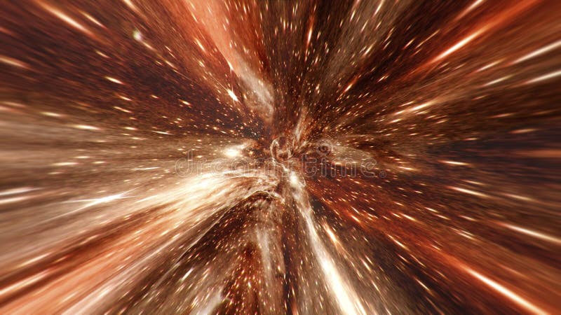 Flying through Energy Vortex or Wormhole Tunnel. Singularity Stock ...