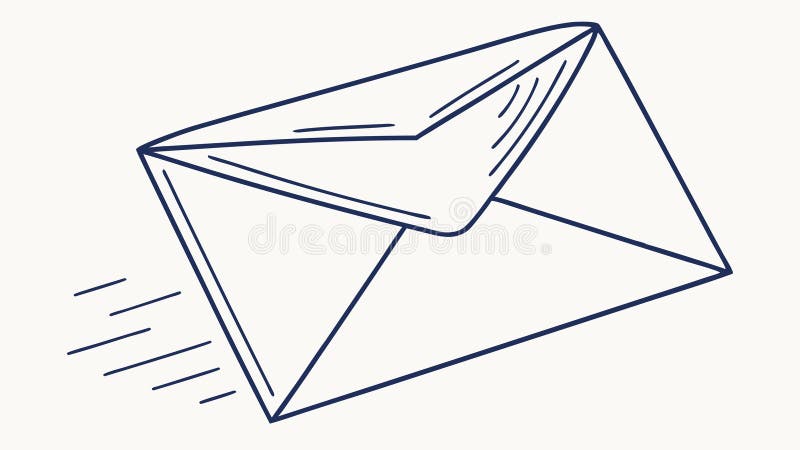 Flying Envelope, Mail and Communication, Vector Design Generative AI ...