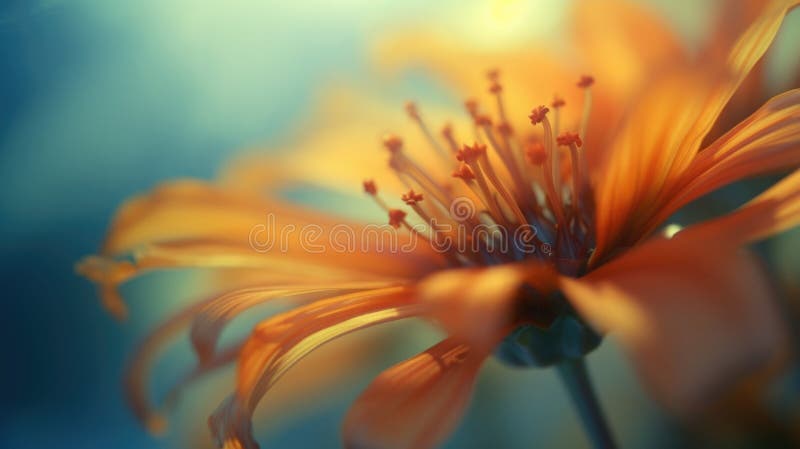 Flying Exclusive Flowers Against the Background of the Summer Sky ...