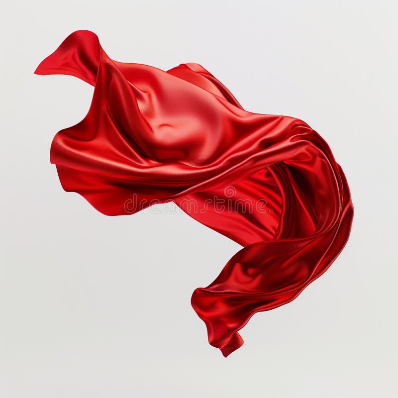 Flying Fabric or Fabrics, Fabrics Floating Up in the Air in Different Directions Stock ...