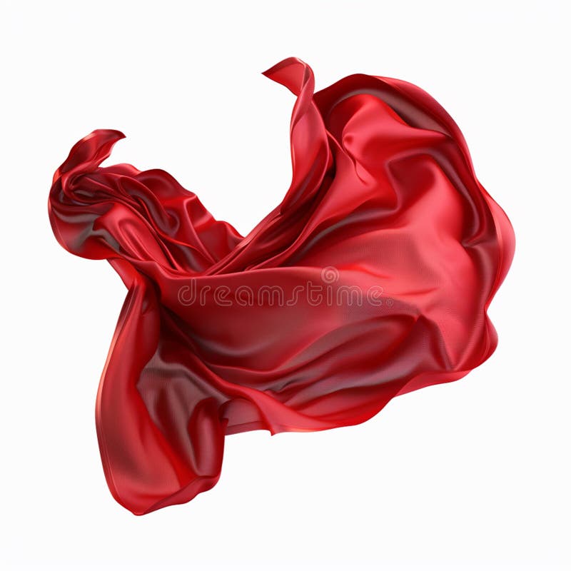 Flying Fabric or Fabrics, Fabrics Floating Up in the Air in Different ...