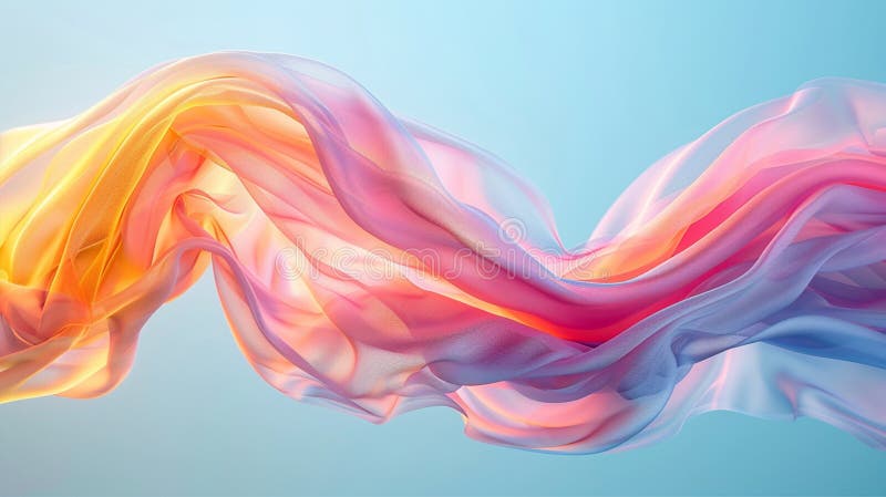 Flying Fabric or Fabrics, Fabrics Floating Up in the Air in Different Directions Stock ...