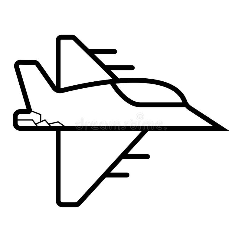 Flying Fighter Jet vector stock illustration. Illustration of aviation ...