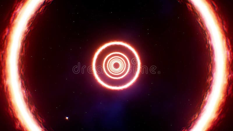 Flying through Fire Ring in the Space Stock Video - Video of burning ...
