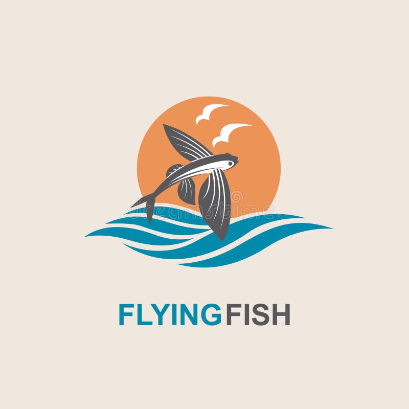 Flying Fish Cartoon Character Stock Vector - Illustration of cook ...