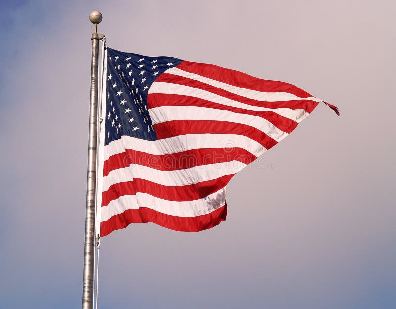 Flying Flag stock photo. Image of states, blue, america - 2164014