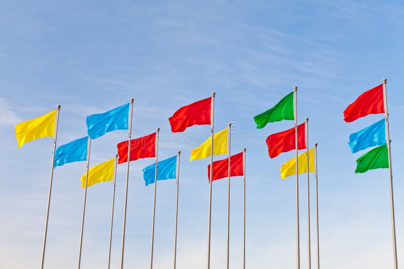 Flying flag stock image. Image of flying, metal, view - 23067283