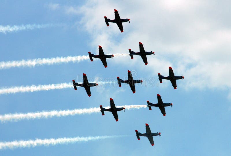 Flying formation stock photo. Image of international, festival - 720860