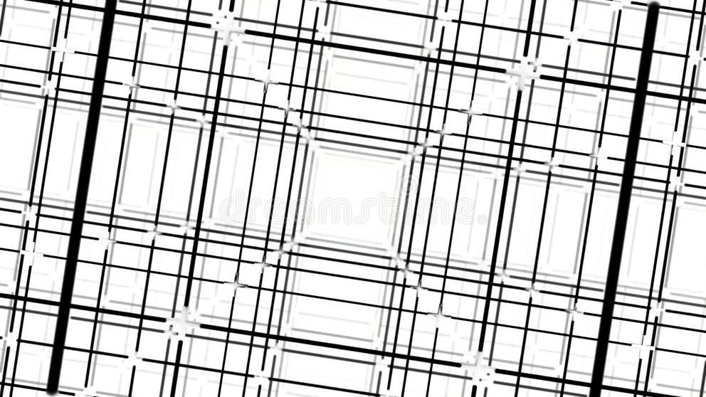 Flying Forward through Rectangular Corridor, Long Tunnel. Design ...