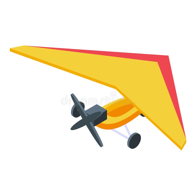 Glider icon, cartoon style stock vector. Illustration of flying - 79308338