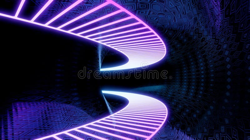 Flying Neon Loops stock image. Image of dazzle, cosmos - 1714115