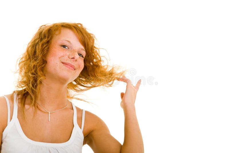 Flying hair stock image. Image of portrat, carefree, portrait - 10390471