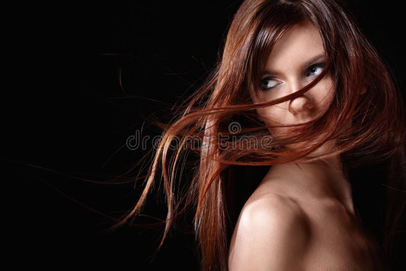 Flying hair stock image. Image of style, isolated, hairstyle - 10906721